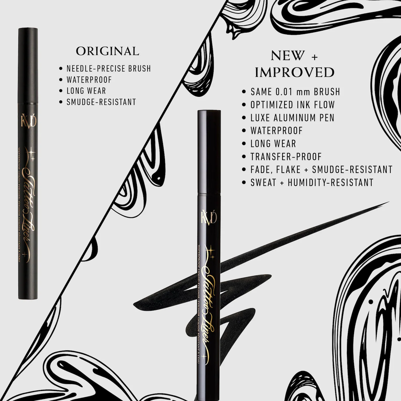 KVD Beauty Tattoo Liner Vegan Waterproof Liquid Eyeliner Beauty Storage